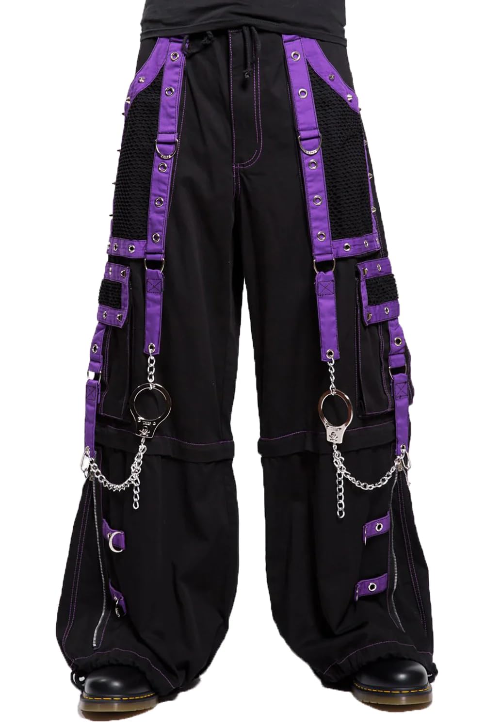 Tripp NYC Mega Eye Pants [Black/Purple] M