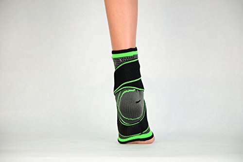 PressRx Adjustable Ankle Support Brace torsal tunnel discomfort elastic straps for Minimum/Maximum support fits left or right ankle