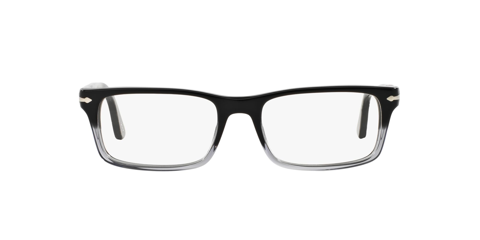 Persol PO3050V Rectangular Prescription Eyewear Frames, Gradient Black/Demo Lens, 55 mm