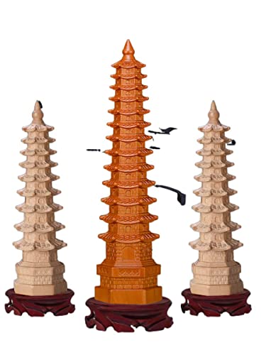 桃木文昌塔十三13层的木制9九层木Taomu Wenchang Pagoda Thirteen 13-Story Wooden 9 Nine-Story Wood