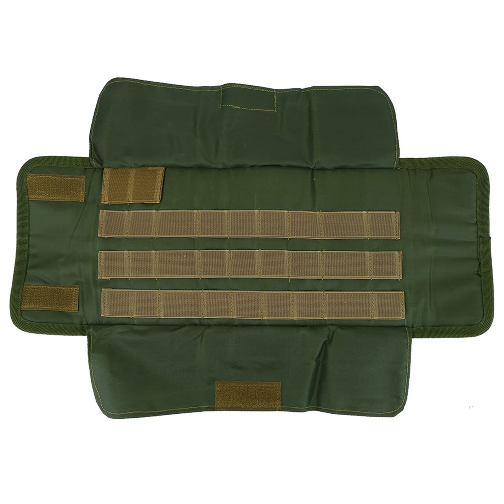 Yeuipea Fishing Accessory Case, Roll Up Fly Tying Tool Pouch Fishing Accessory Case Nylon Artificial Lure Storage Bag Holder