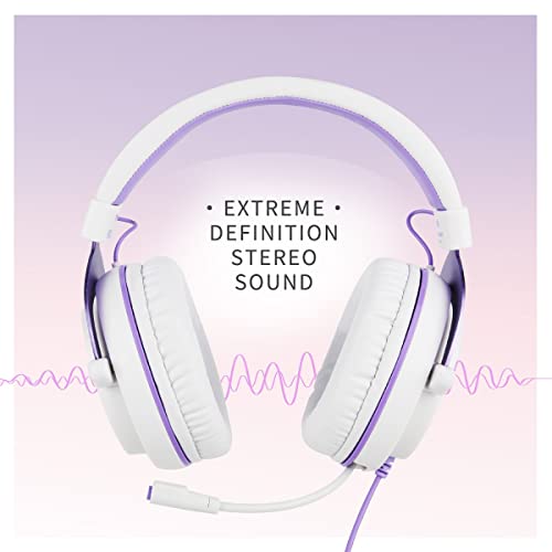 SADES Gaming Headset True Stereo Sound Headphones for PS4/Xbox/PC/MAC/Smart TV/with Noise Cancelling mic Volume Control