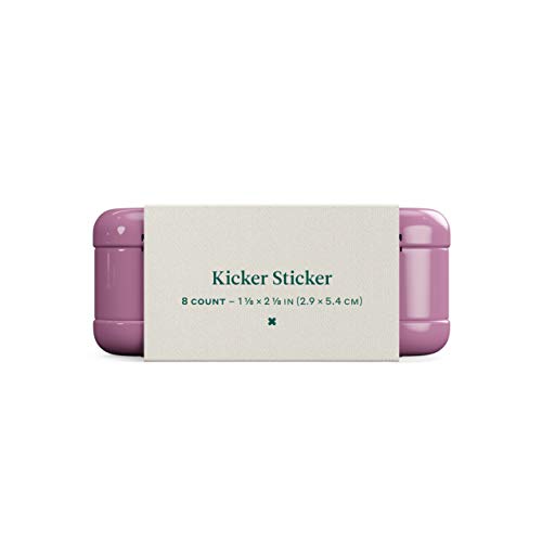 Welly Bandages - Kicker Sticker, Hydrocolloid, Adhesive, Heel Blister Protection, Clear - 8 ct