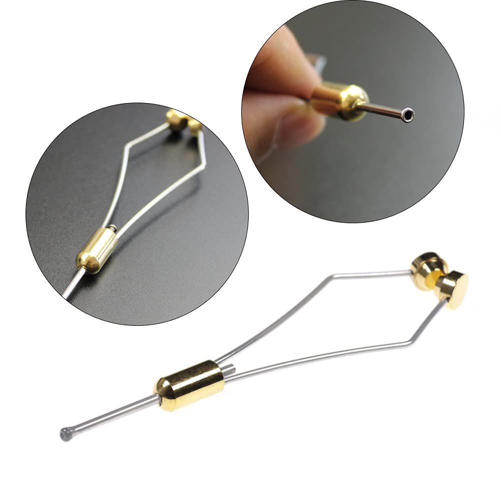 Yeuipea Fishing Knot Tying Tool,B Type Small 11cm Portable Fly Fishing Knot Tying Tool Hook Line Knotter Tie Nail Tool Tackle