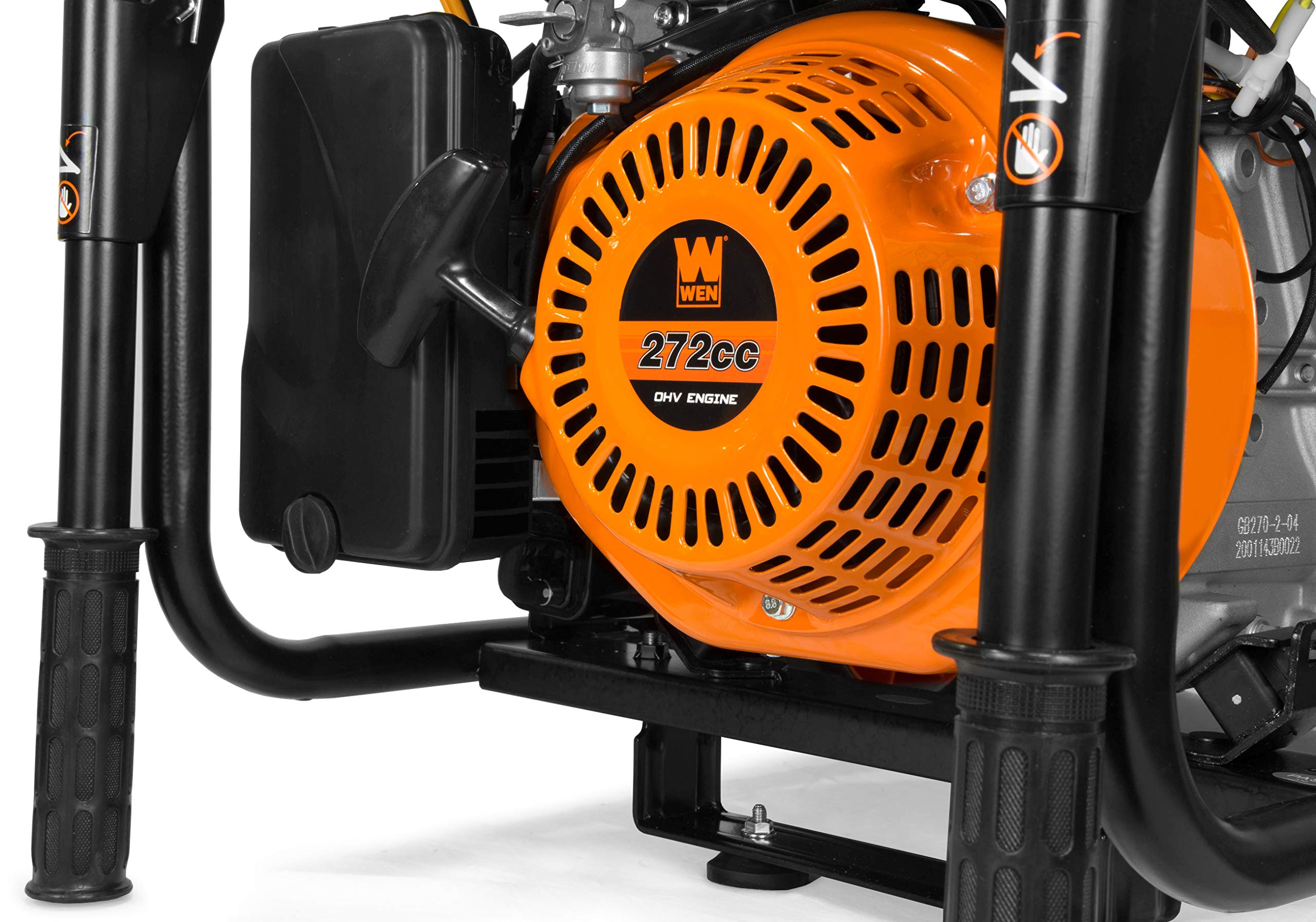 WEN 6000-Watt 120V/240V Generator, RV-Ready with Portable Wheel Kit (GN6000), Black
