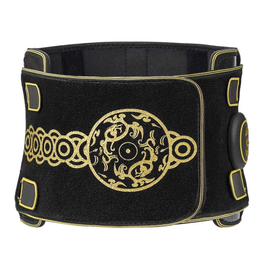 TANGIST Massage Lumbar Brace Belt,Lower Back Support For Pain Relief And Injury Prevention,Backache,Sports & Work (Size : M)