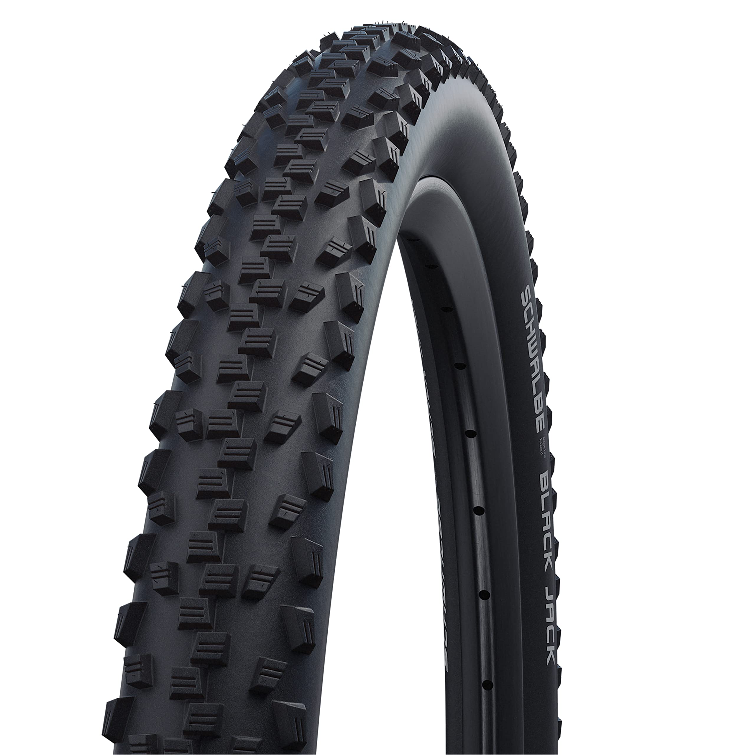 Schwalbe Unisex Adulto 11100043.03 TI. Black Jack K-Guard, TwinSkin, B/B, 47-203 HS407 NMC 50EPI
