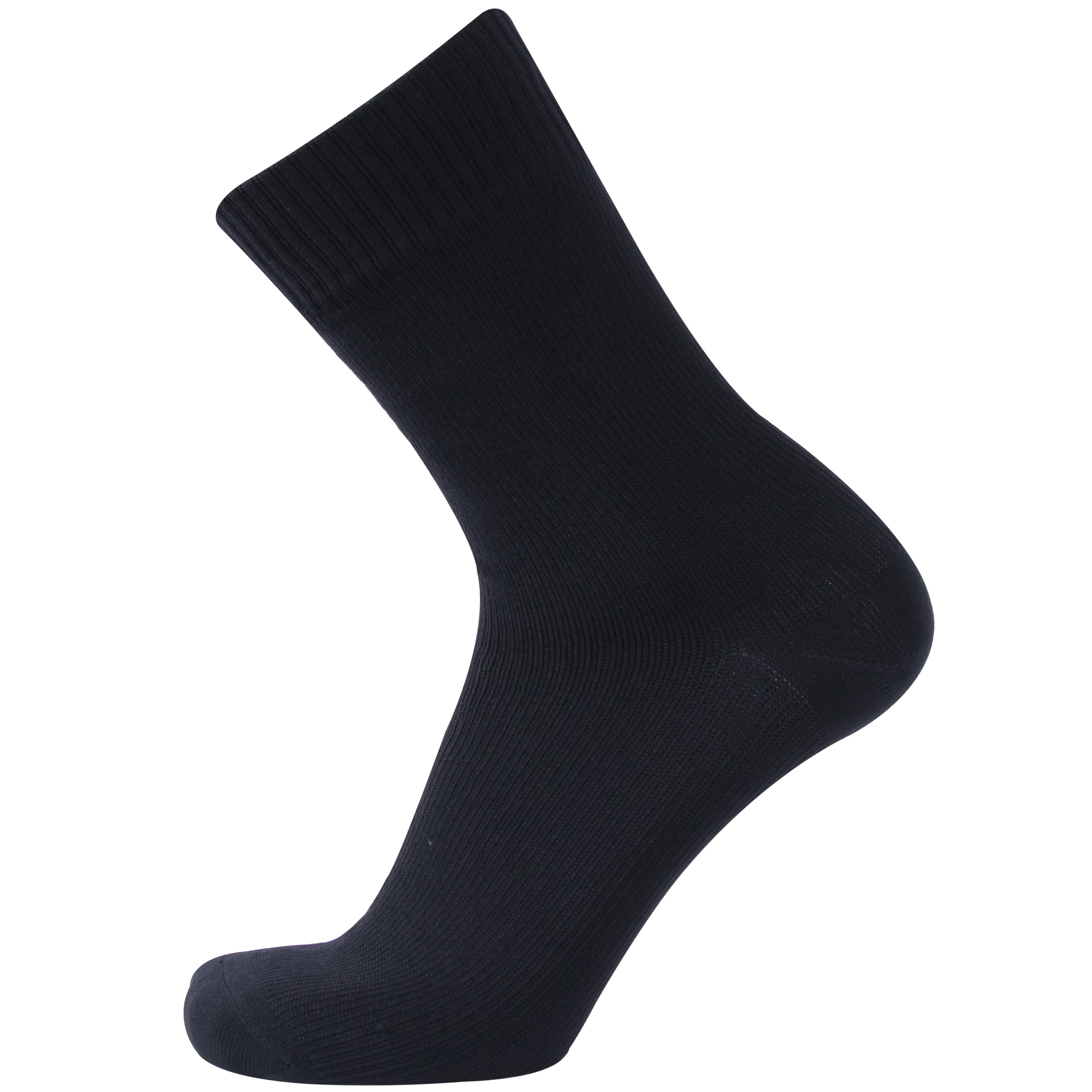 SuMade Waterproof Socks,Womens Mens Novelty Breathable Outdoor Recreation Performance Hiking Running Dry Fit Neoprene Crew Socks for Tall Boots 1 Pair (Black,Small)