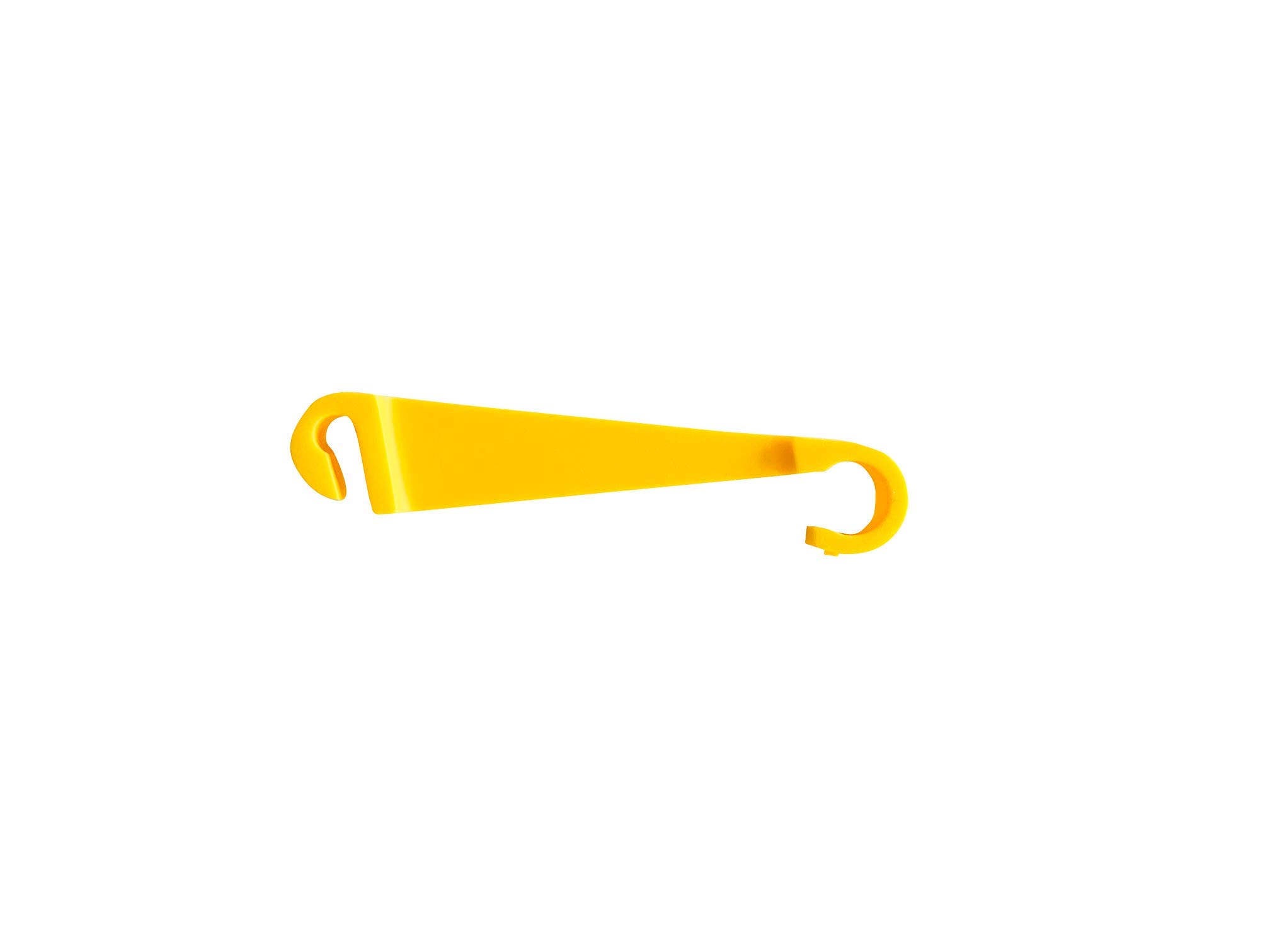Sure SITE Clay Pigeon Target Hangers 50-Pack. Small, Lightweight, Reusable with Hooks on Each End. Attach to Fence, Line. Orange for Excellent Visibility. Holds Clay Targets, Water Balloons, Cans