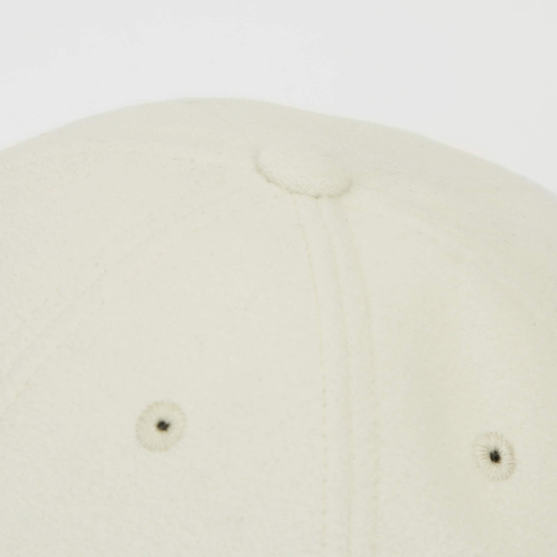 UNDERCONTROL Baseball Fleece Dad Hat Low Profile Embroidered Curved Visor Sports Adjustable Buckleback Trucker Cap Unisex (White)