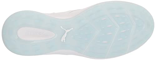 Puma Golf Women's IGNITE MALIBU WMNS Golf Shoe, PUMA White-PUMA Silver-Lucite, 9