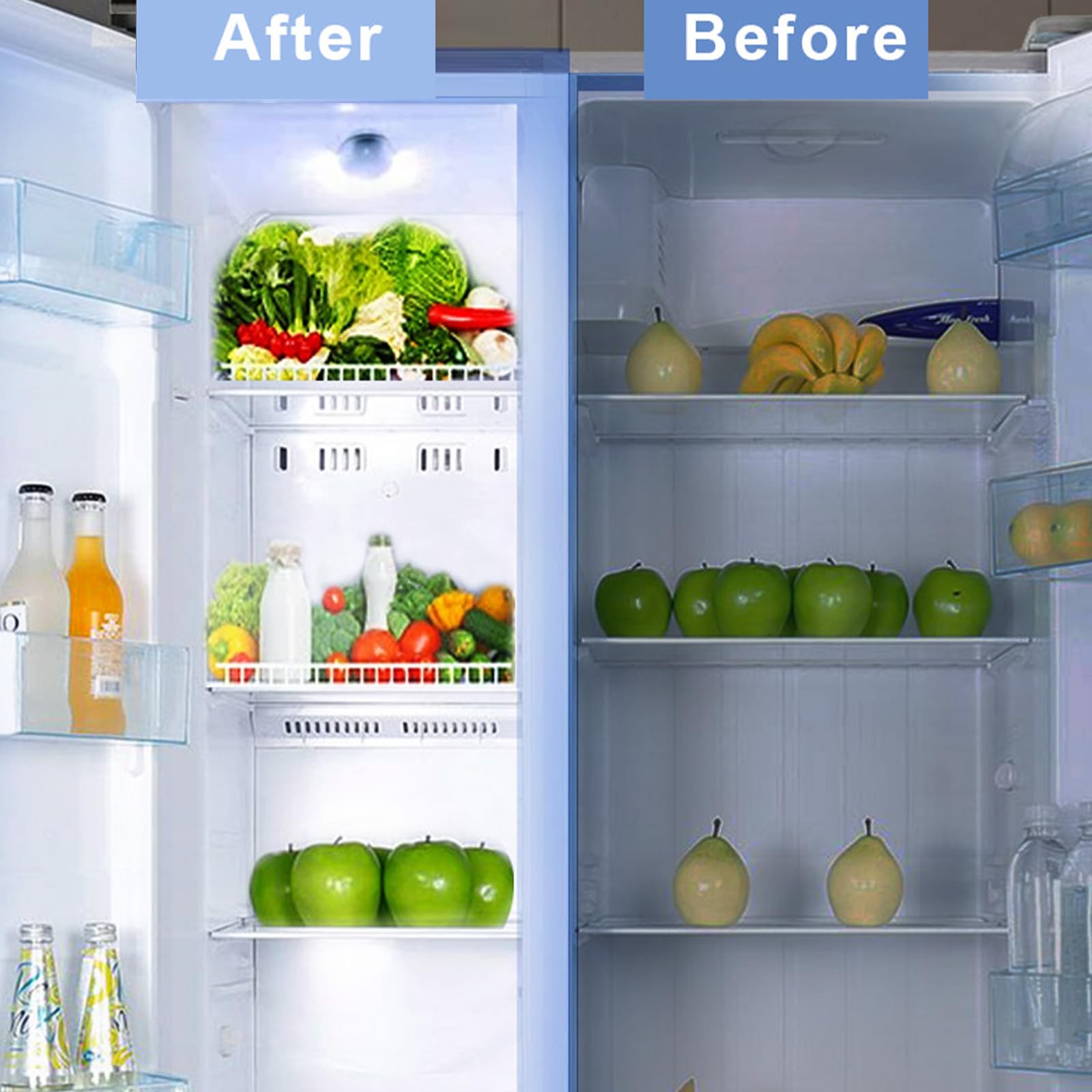 Unfusne LED Refrigerator Light Bulb 4W 40Watt Equivalent, Waterproof Freezer LED Light Bulb IP54, 120V E26 Daylight White 5000K 400 Lumen, Energy Saving A15 Appliance Fridge Bulbs