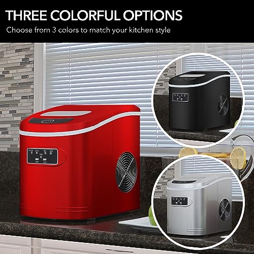 Whynter IMC-270MR Compact Portable 27 lb capacity-Red Ice Makers, One Size