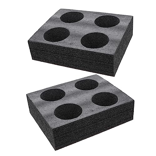 ULTECHNOVO Takeout Coffee Carrier 2 Pcs Cup Holder Tray Coffee Refrigerator Epe 8 Cup Drink Carrier
