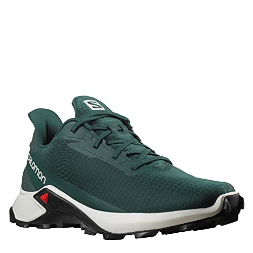 Salomon ALPHACROSS 3 Trail Running Shoes for Men, Ponderosa Pine/Lunar Rock/Black, 12