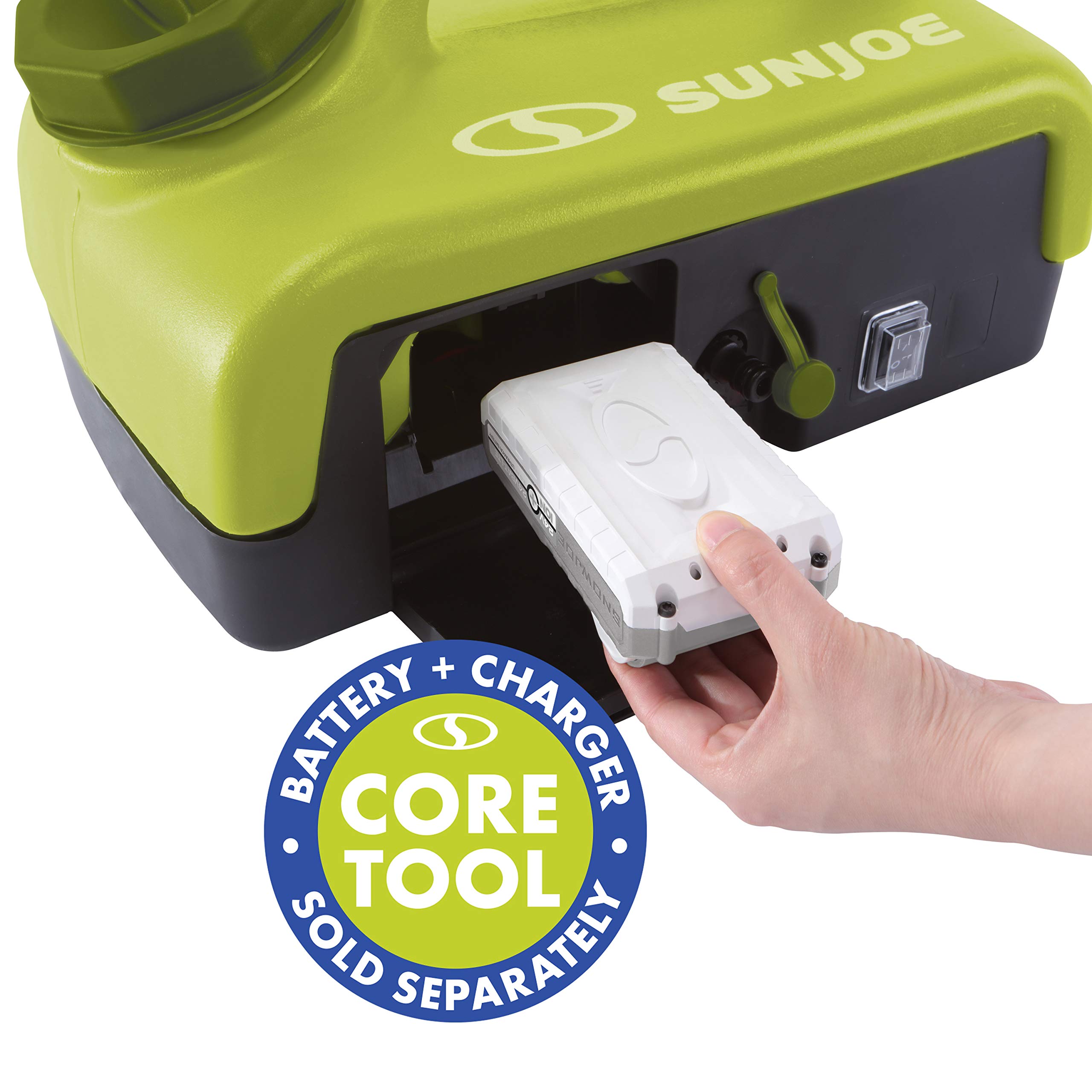 Sun Joe 24V-PSW25-CT 24V IONMAX Cordless Go-Anywhere Portable Sink/Shower Spray Washer, 2.5 Gal, Tool Only