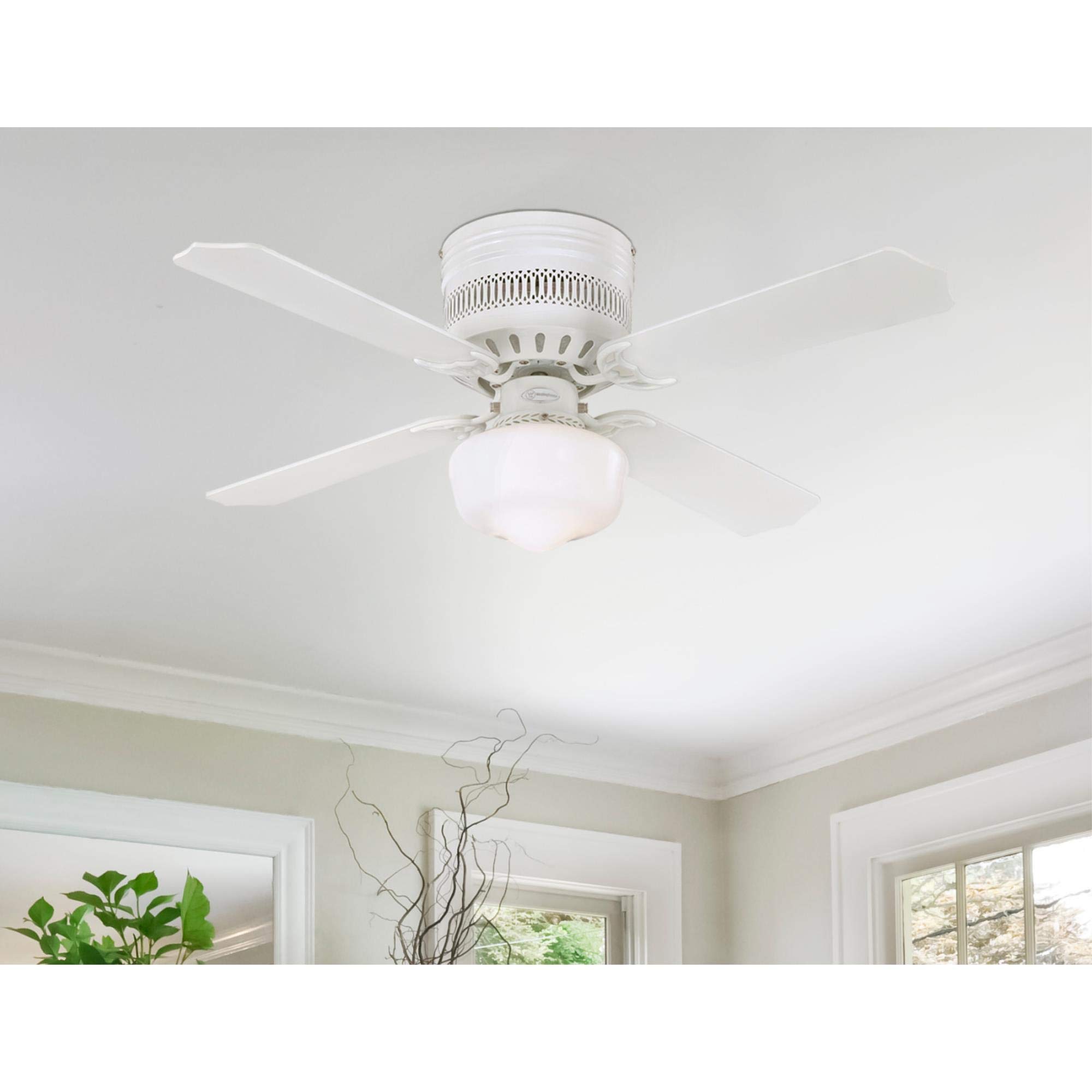 Westinghouse 7231200 Casanova Supreme Indoor Ceiling Fan with Light, 42 Inch, White