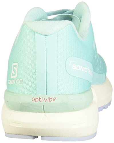 Salomon Sonic 4 Balance Running Shoes for Women, Tanager Turquoise/White/Kentucky Blue, 10