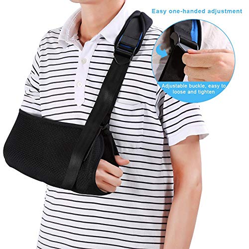 TMISHION Arm Sling Shoulder Bandage, Shoulder Immobilizer for Broken Broken Arm, for Broken Arms for Adult Wrist, Elbow, Shoulder Injury