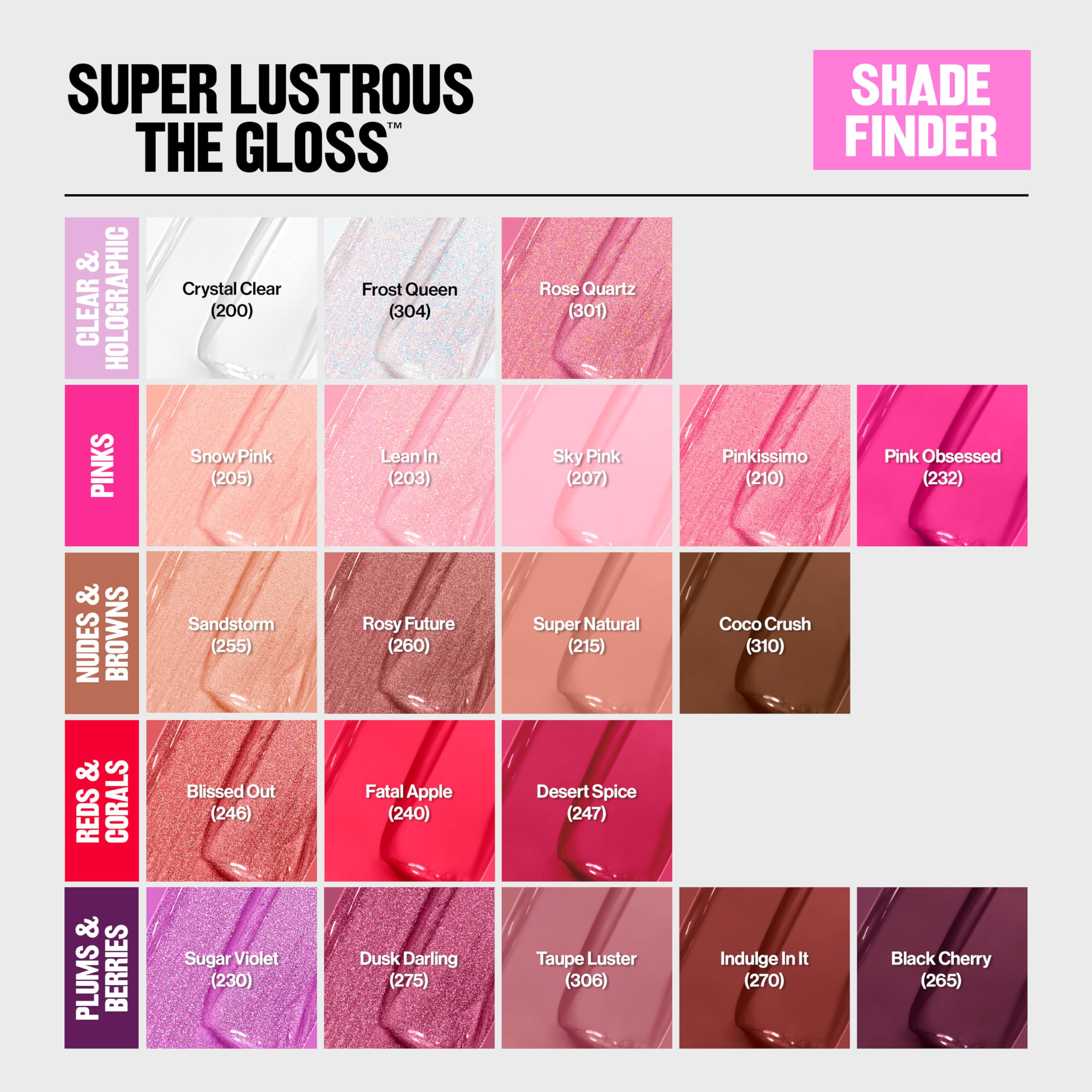 REVLON Lip Gloss, Super Lustrous The Gloss, Non-Sticky, High Shine Finish, 246 Blissed Out, 0.13 Oz