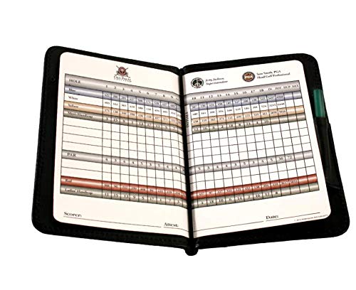 ProActive Sports G Score Golf 6 x 8 Synthetic Leather Scorecard Holder