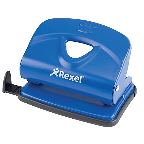 Rexel 2100762 Value 2 Hole 20 Sheet Metal Punch - Blue
