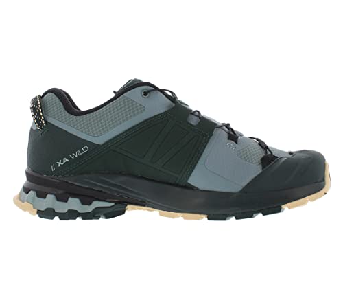 Salomon XAILD Trail Running Shoes for Women, Trooper/Green Gables/Almond Cream, 9.5