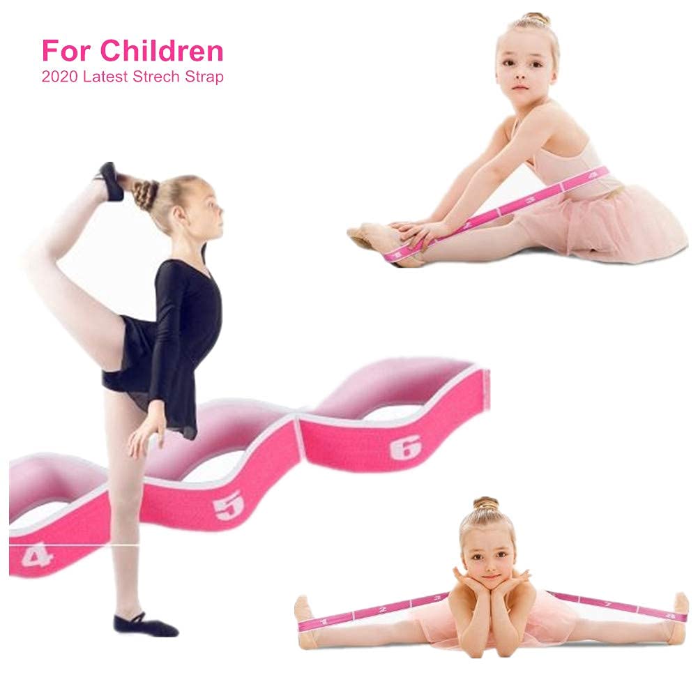TOMENGBEIAABBCC Children's Dance Training Elastic Band, 8 Loops, Polycotton, Basic Style, Yoga Equipment for Home Workouts