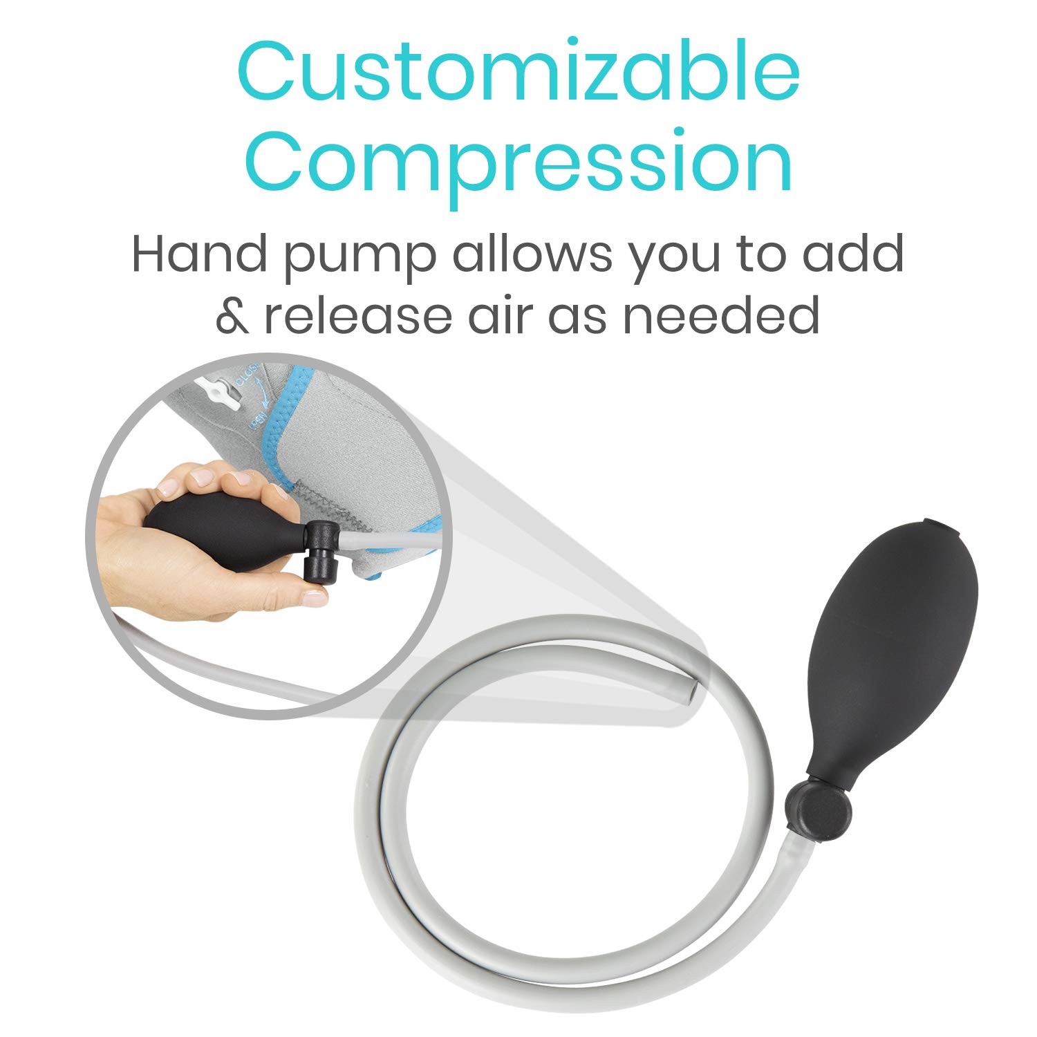 Vive Compression Ankle Ice Pack Wrap for Foot Pain Relief - Soft Cold Brace for Recovering Injuries - Support for Swelling, Sprains, & Fractures - Filled with Reusable Gel, Fits Small & Large Feet