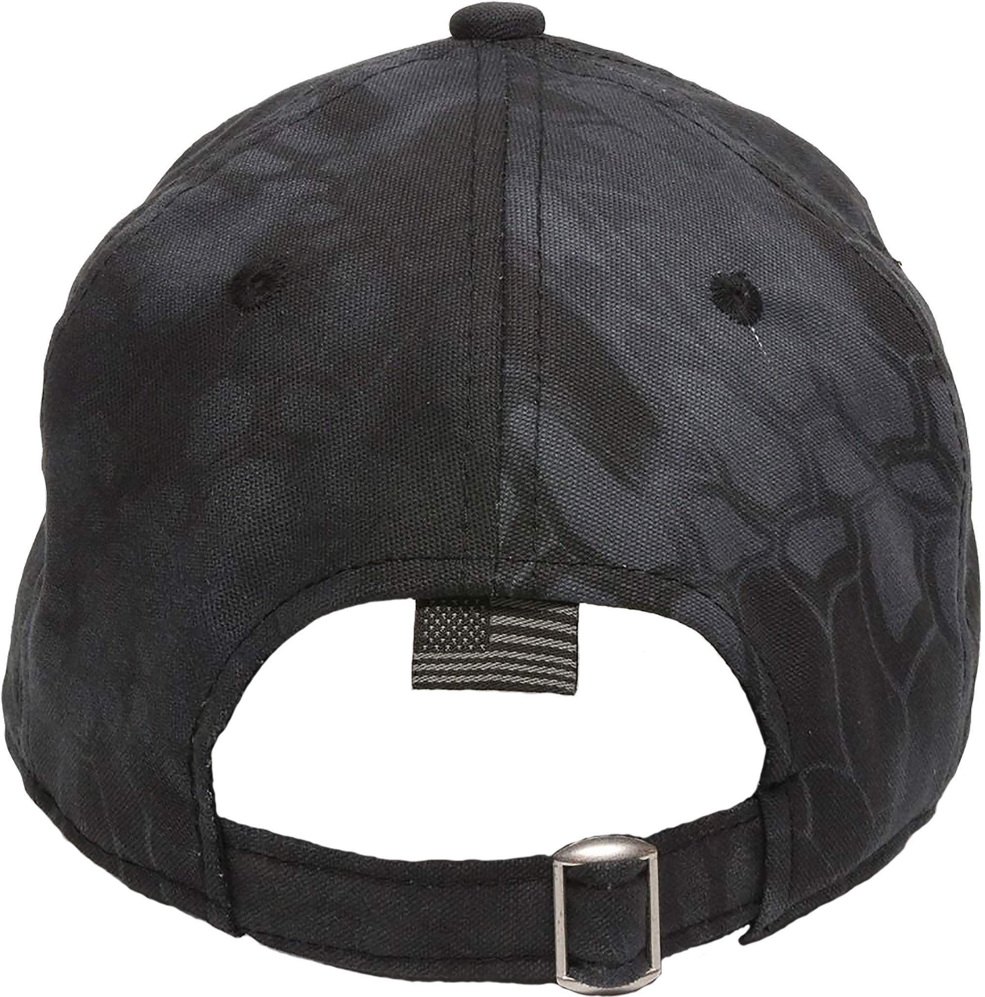We The People are Pissed Off Embroidered Structured Adjustable One Size Fits All US Flag on Bill Hat (Kryptek Silver)
