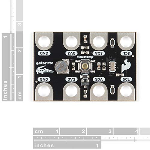 SparkFun Gator:RTC - Micro:bit Accessory Board with RV-3028 Real time Clock Use with micro:bit or other microcontrollers Use for Education Classroom MakerSpace Library and Home Learning