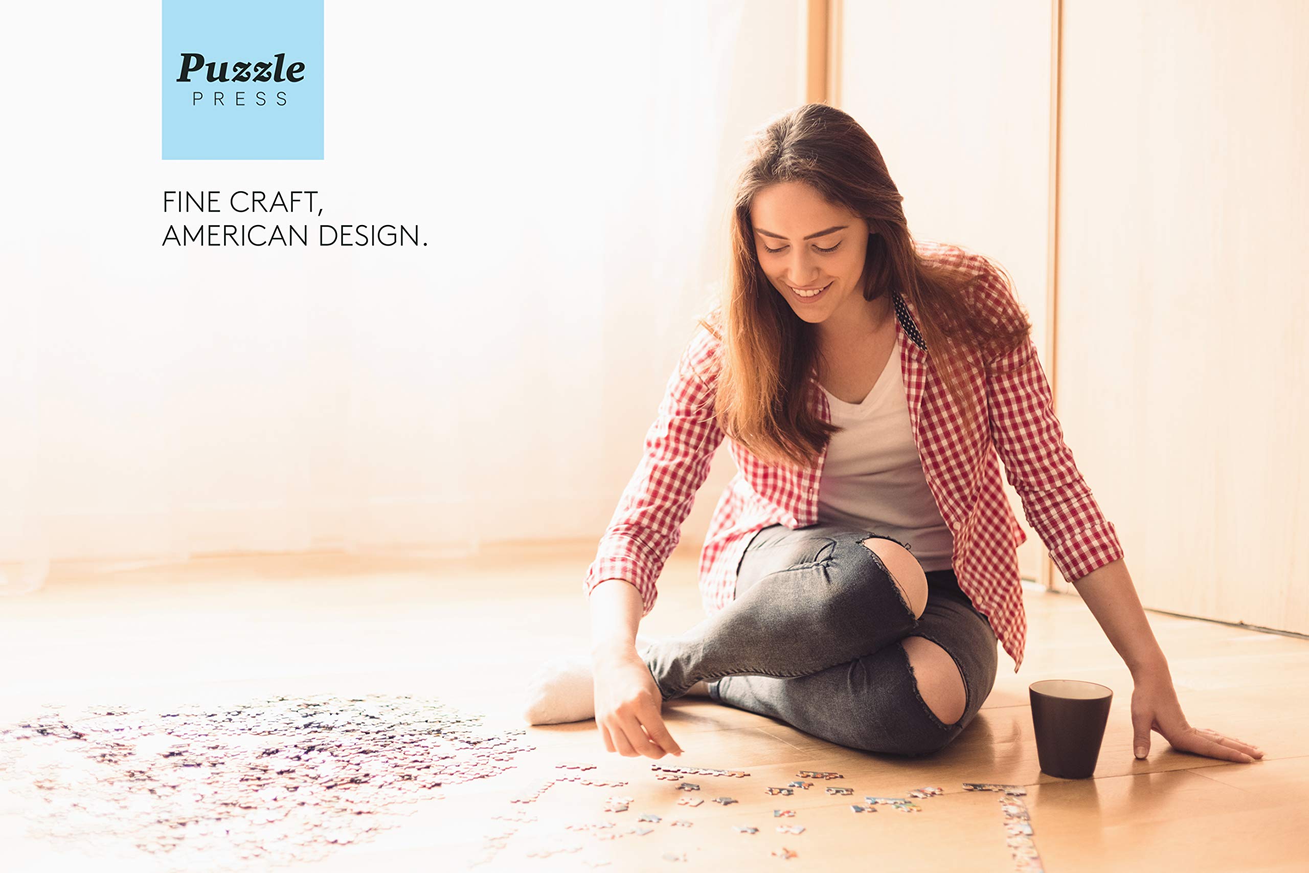 Puzzle Press | Spaceman Jigsaw Puzzle 1000 Piece Adult Puzzle - Extremely Challenging - Astronaut in Space