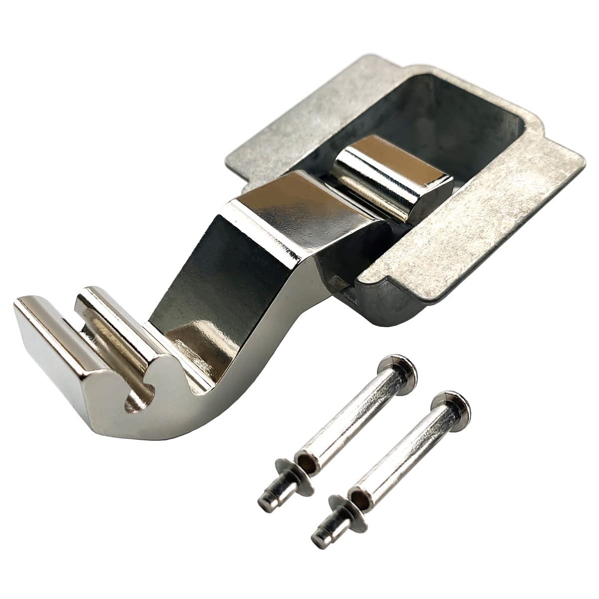 RV Awning Rafter Rivet Slider Asm, RV Camper Trailers Motorhome Awning Sunshade Arm Parts, for Automatic Roll-up Awning and Keeps Canopy Tensioned and Stabilizes, with 4 Rivets and Caps- 2 Packs