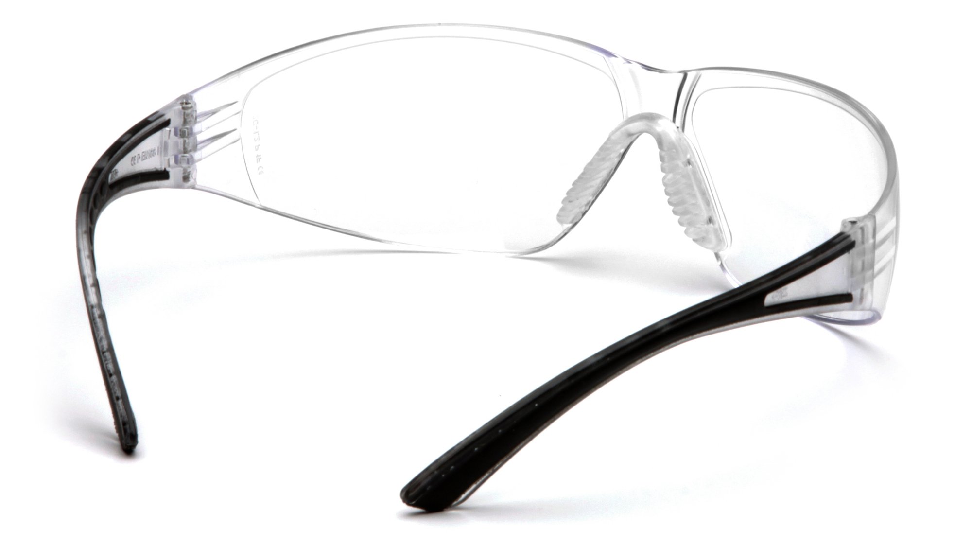 Pyramex SB3610S Cortez Safety Glasses Black Temples with Clear Lens (12 Pair) by Pyramex
