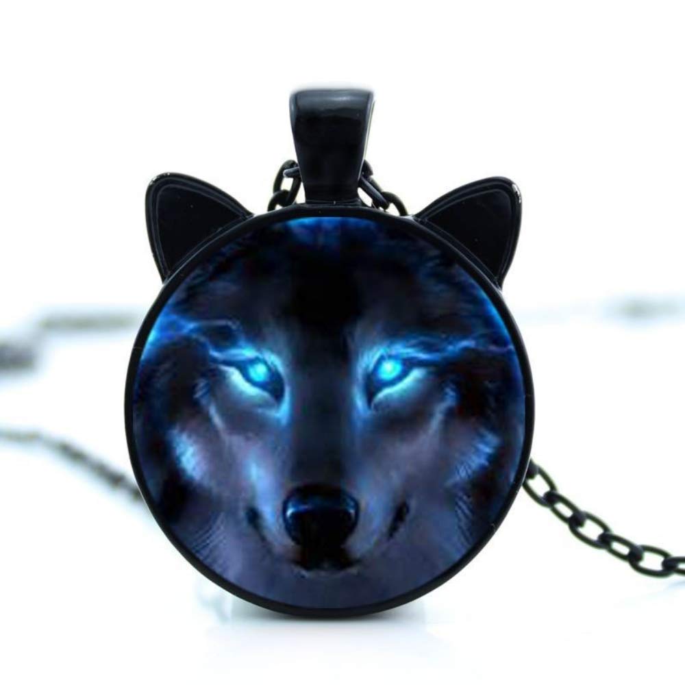Soul Statement Wolf Charm Necklace Chain Pendant (Wolf)