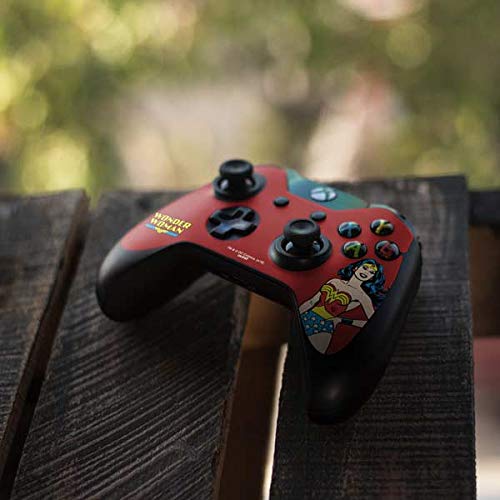 Skinit Decal Gaming Skin Compatible with Xbox One Controller - Officially Licensed Warner Bros Wonder Woman Portrait Design