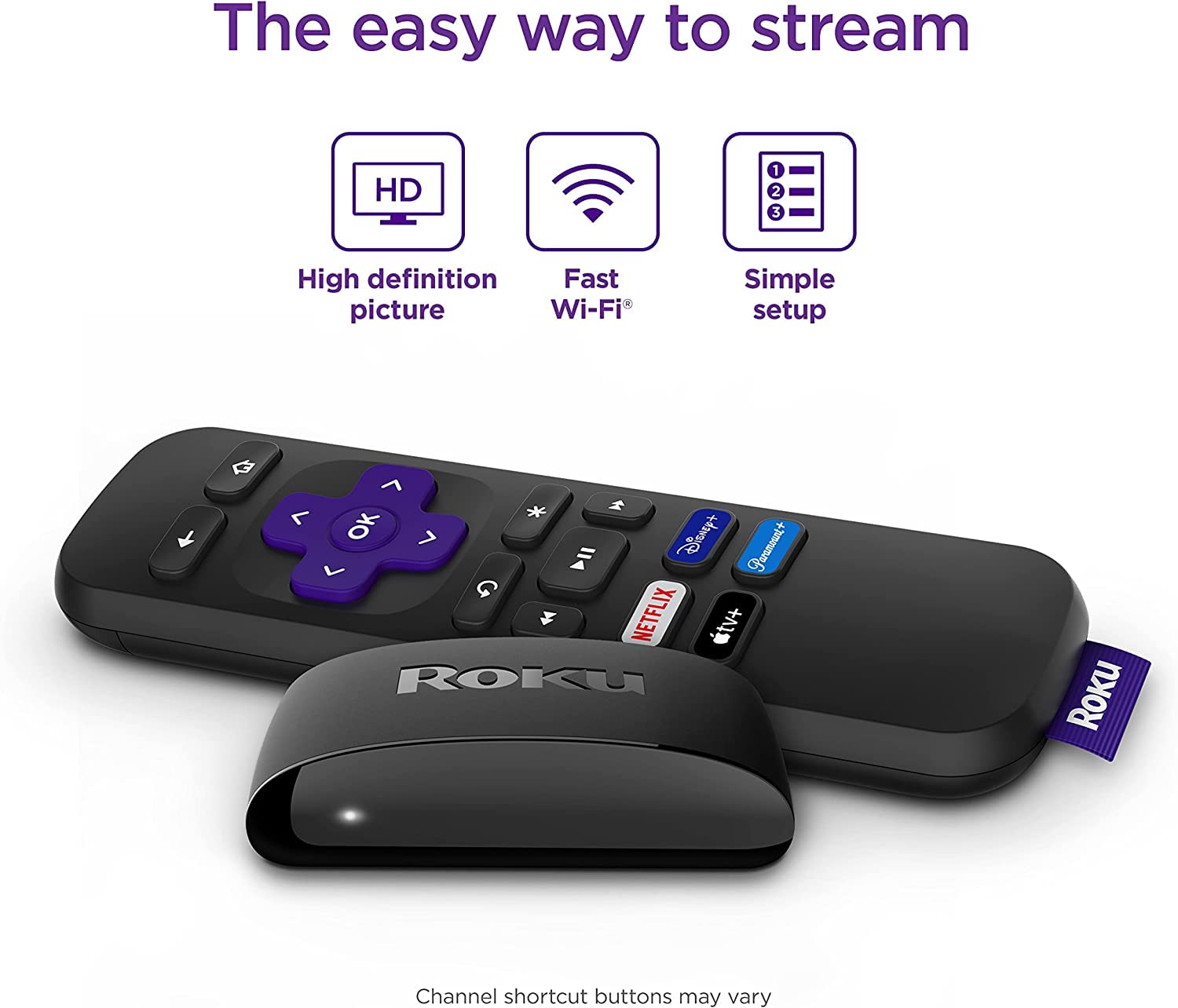 Roku Express HD 2 Pack | Streaming Player HD with Roku Simple Remote, Includes Premium HDMI Cable | with Microfiber Cleaning Cloth