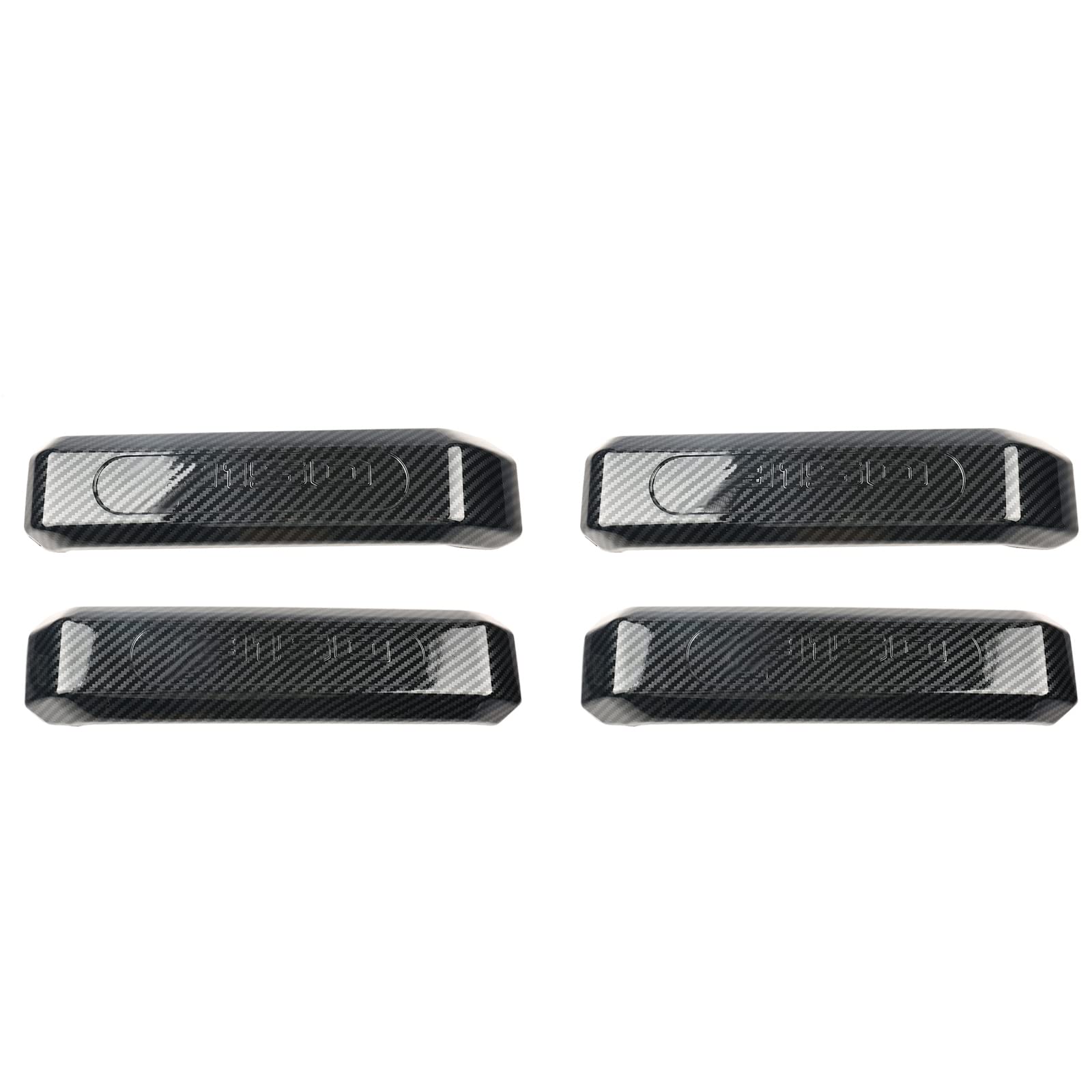 sportuli Carbon Fiber Inner Door Handle Cover Trim Kit Interior Decoration Replace for Ford F150 2015-2020