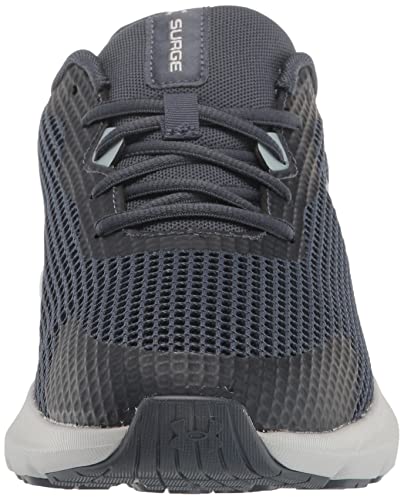 Under Armour Women's Surge 3 Print, (400) Downpour Gray/Harbor Blue/Metallic Harbor Blue, 7, US