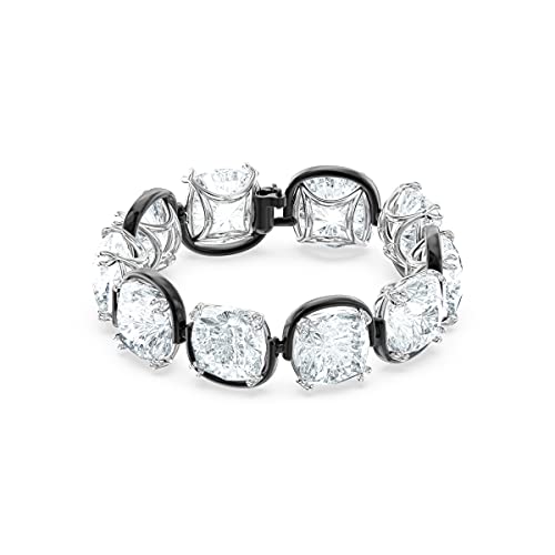 SWAROVSKI Harmonia Soft Bracelet, Large Clear Cushion-Cut Crystals on a Mixed Metal Setting, from The Harmonia Collection