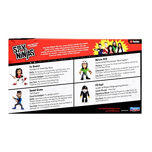 Spy Ninjas Collectible Figure 4-Pack with Vy, Multicolor, (41131)