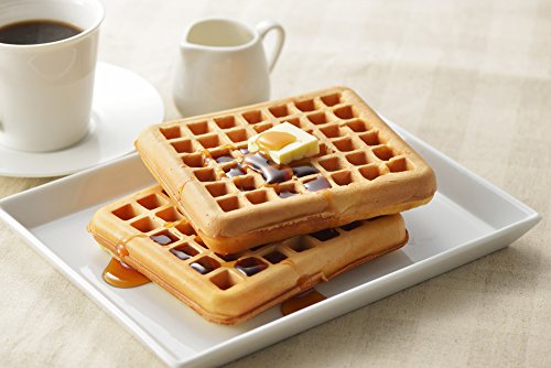 Yoshikawa SJ2275 Waffle Maker, Single, Fluorine Treatment, For Gas Stoves, Black, 13.6 x 5.6 x 1.3 inches (34.5 x 14.3 x 3.2 cm)