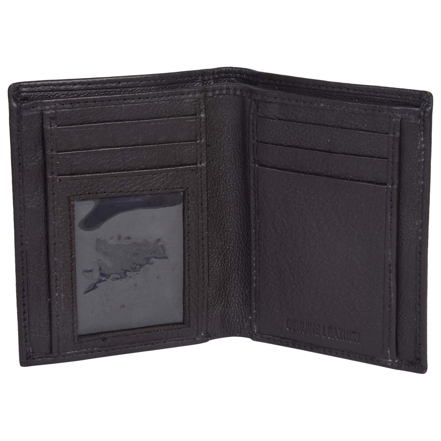 Slim Wallets for Men with RFID Blocking & Minimalist Mens Front Pocket Wallet Leather, 2 Balck, Medium