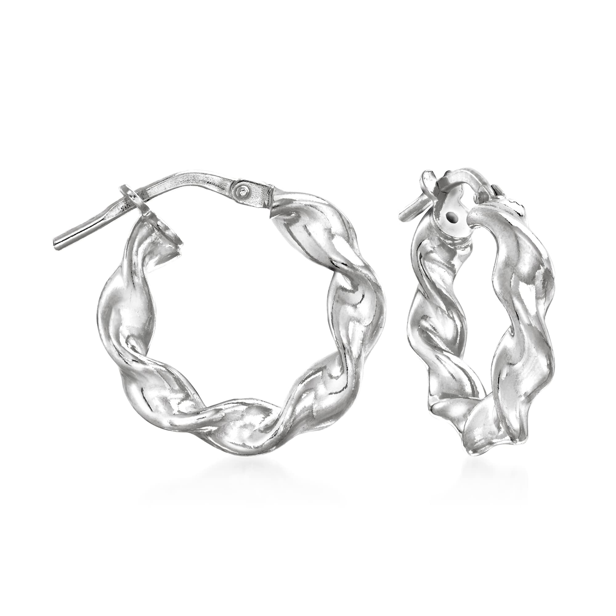 Ross-Simons Italian Sterling Silver Jewelry Set: 3 Pairs Of Hoop Earrings