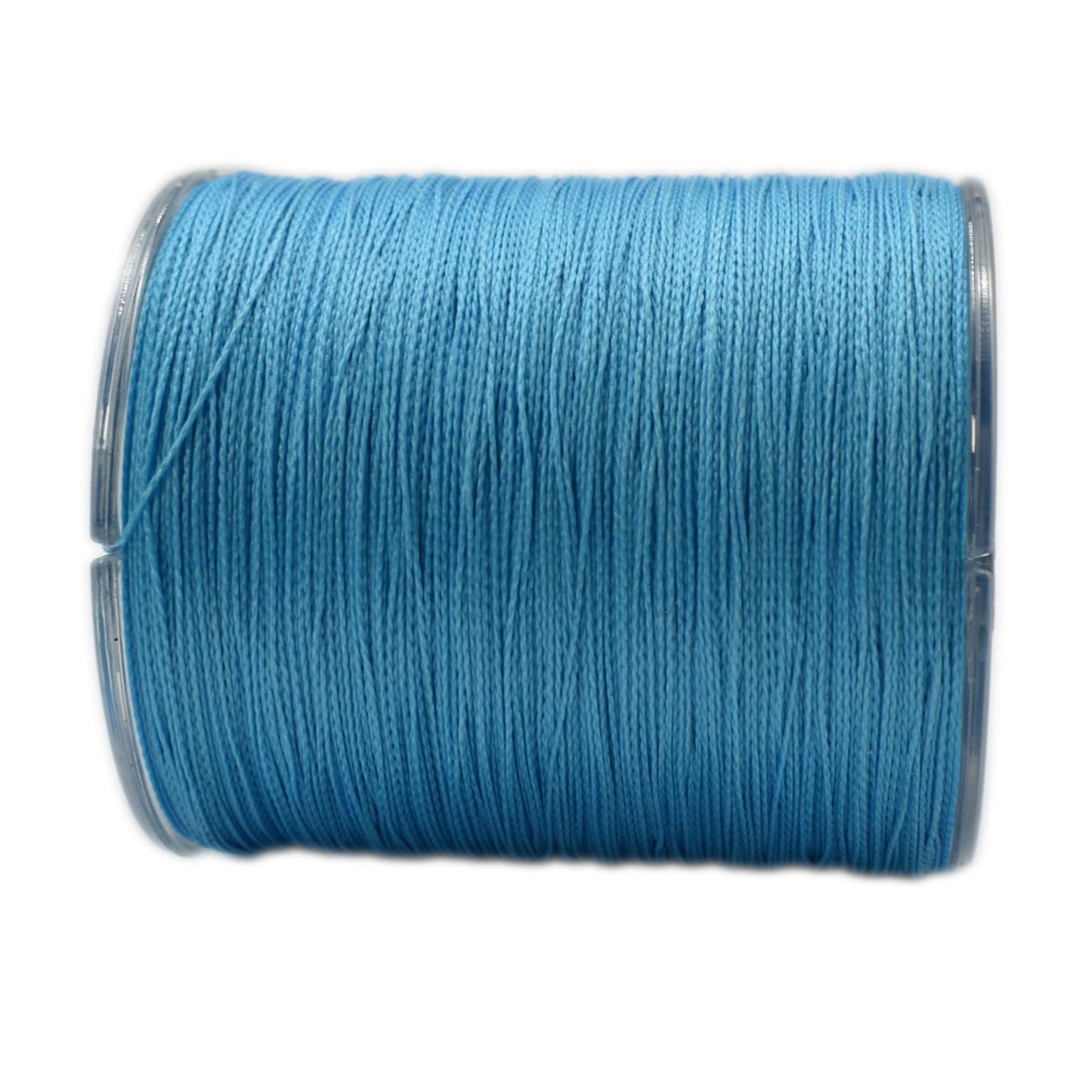 Sensu Superpower Braided Fishing Line - Abrasion Resistant Braided Lines – Incredible Superline – Zero Stretch – Smaller Diameter – A Must-Have!(100 LB(40.2KG) (8 Strands) 0.5mm-500 Yds,Ocean Blue)