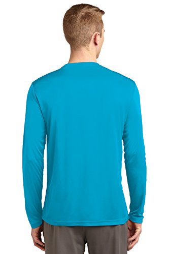 Sport-Tek Tall Long Sleeve PosiCharge Competitor Tee 4XLT Atomic Blue