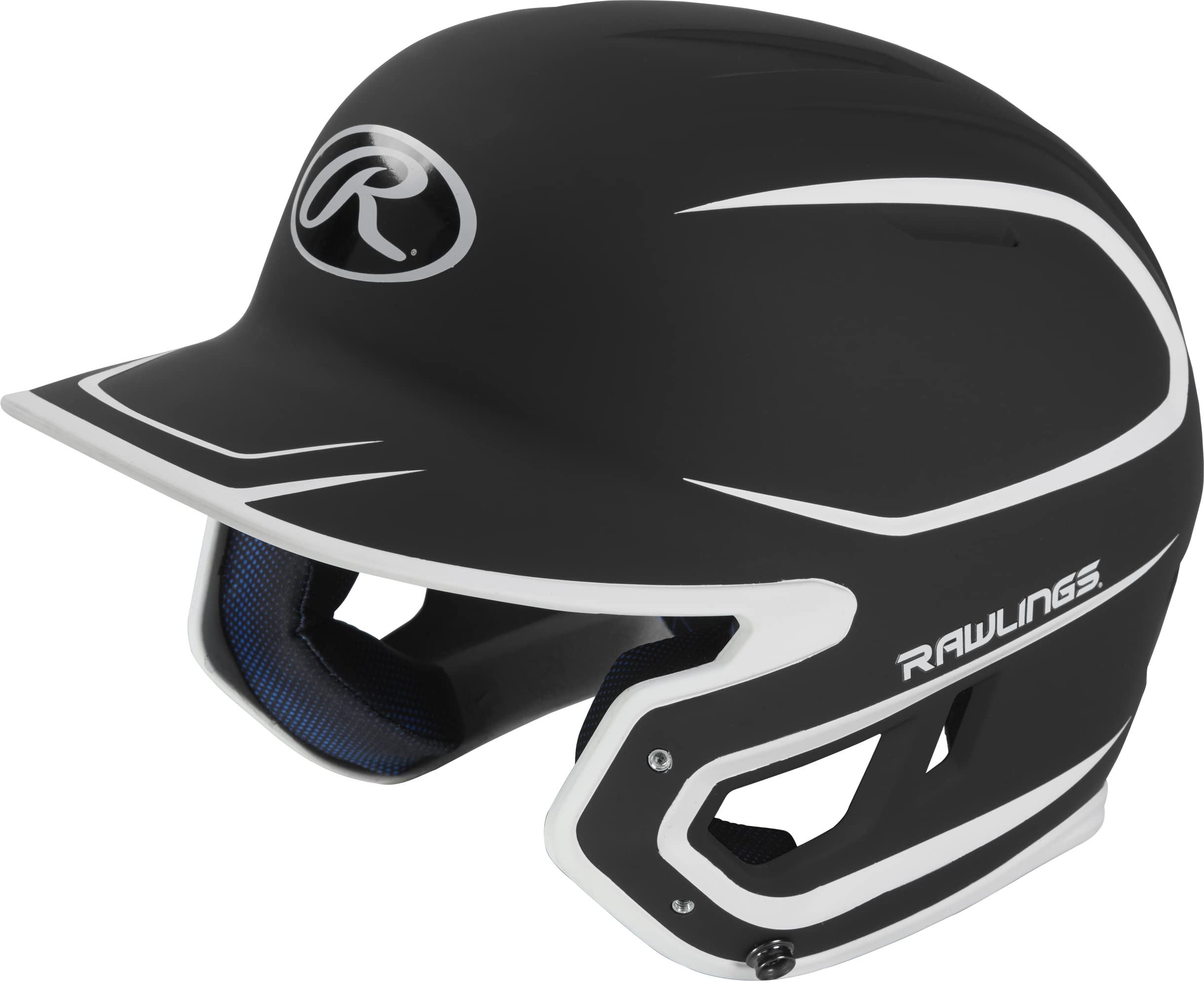 Rawlings | MACH Batting Helmet | Matte Royal/White | Junior 6 3/8" - 7 1/8"
