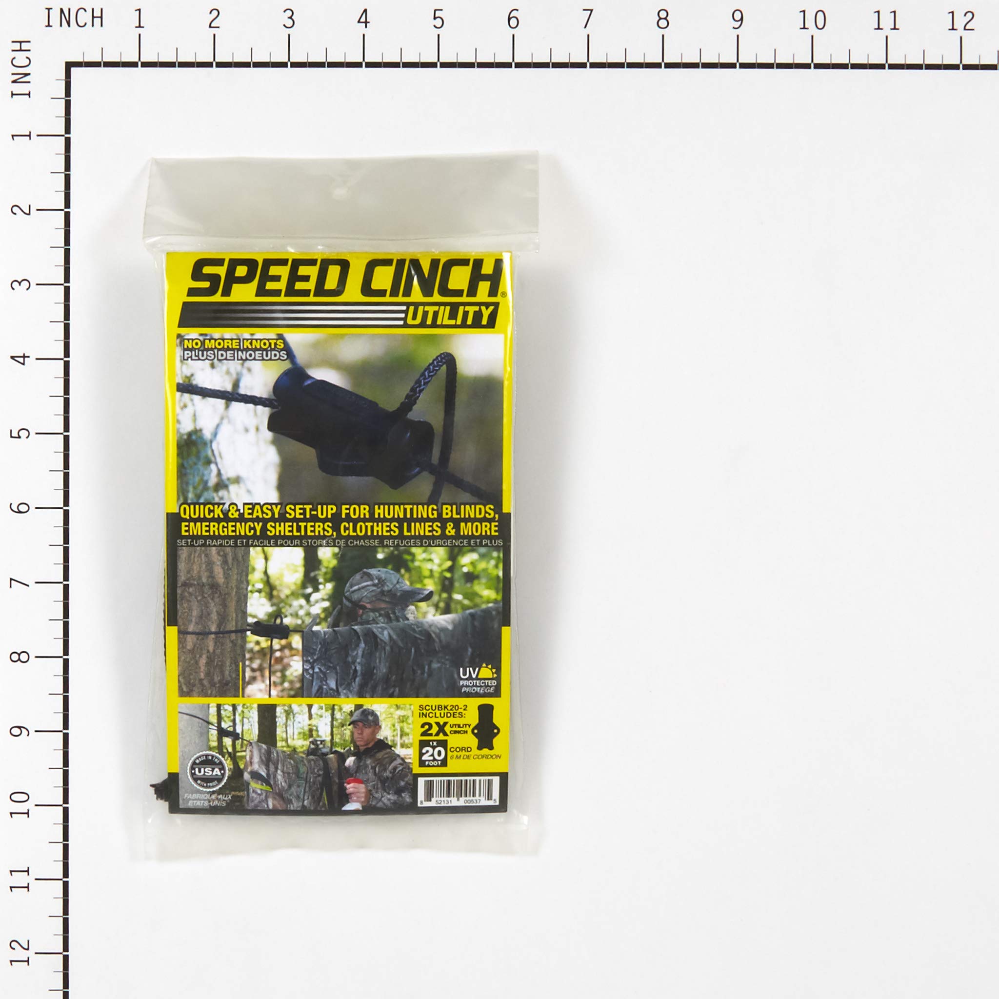 Speed Cinch Utility 2 Pack Black W/20' Cord