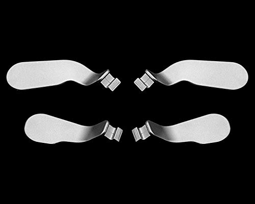Quartet trade Elite Kit for Xbox One Elite Controller Accessory (6 Different Metal Analog Sticks - 4 Paddles - 2 D-Pads - and 2 Magnetic Base Xbox One Elite Controller Replacement(Blue)