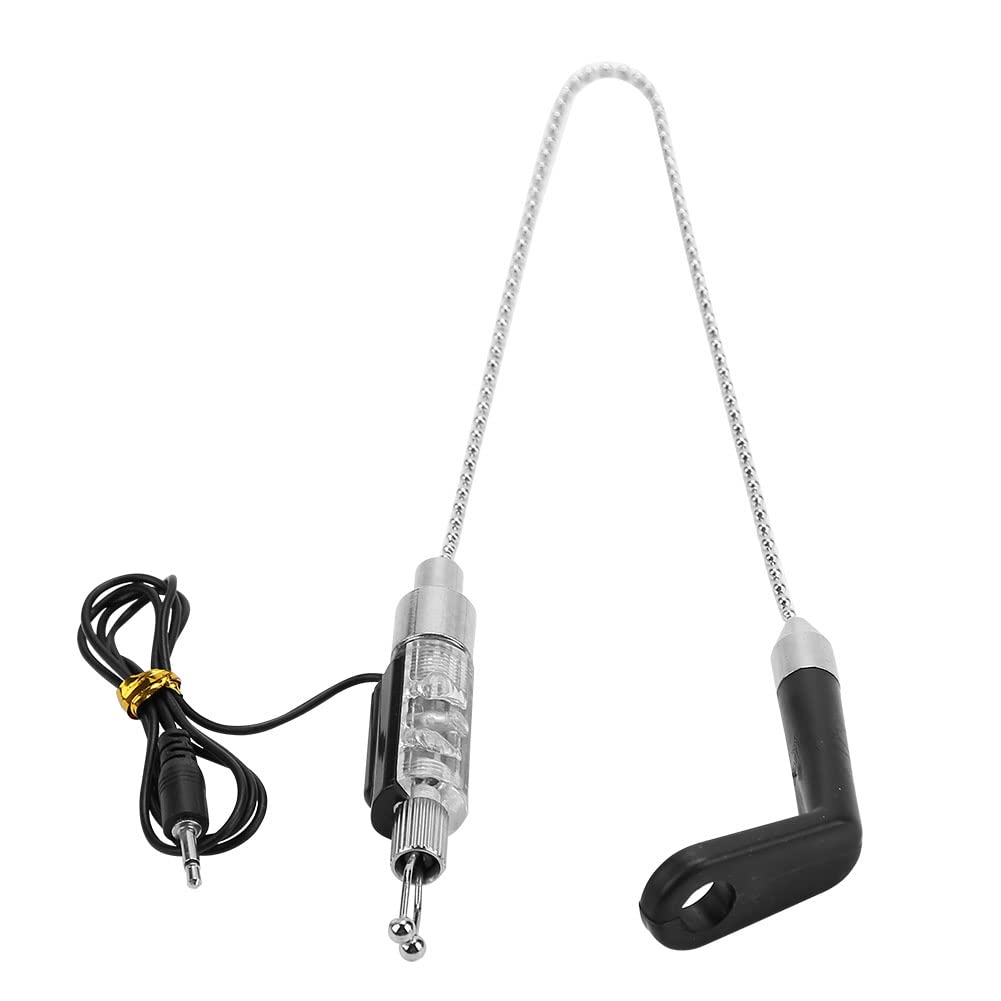 Yeuipea Chain Bite Indicators,Fish Bite Alarm LED Illuminated Indicators Chain Hanger Fishing Tool Tackle Accessory(2613)